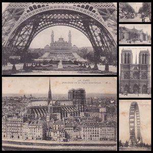 Vintage | Other | 6 Antique Paris Postcards | Poshmark